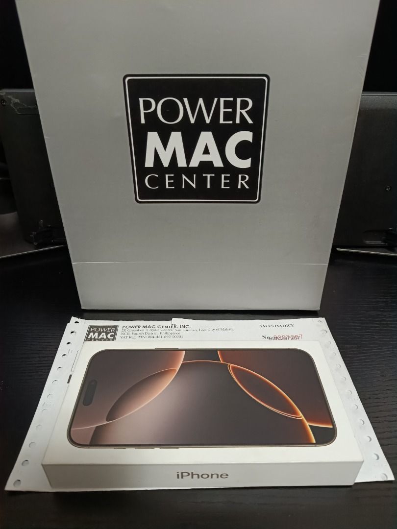 Iphone 16 pro max brandnew desert titanium ntc local with receipt from ...