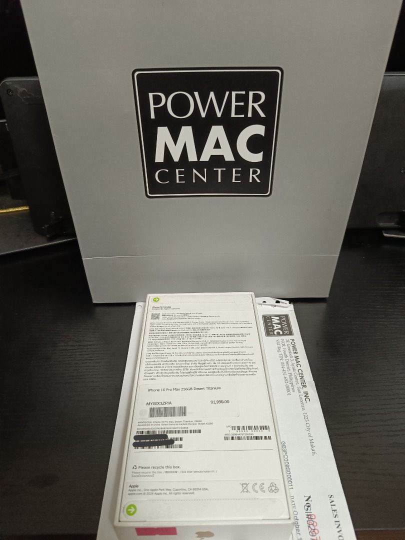 Iphone 16 pro max brandnew desert titanium ntc local with receipt from ...