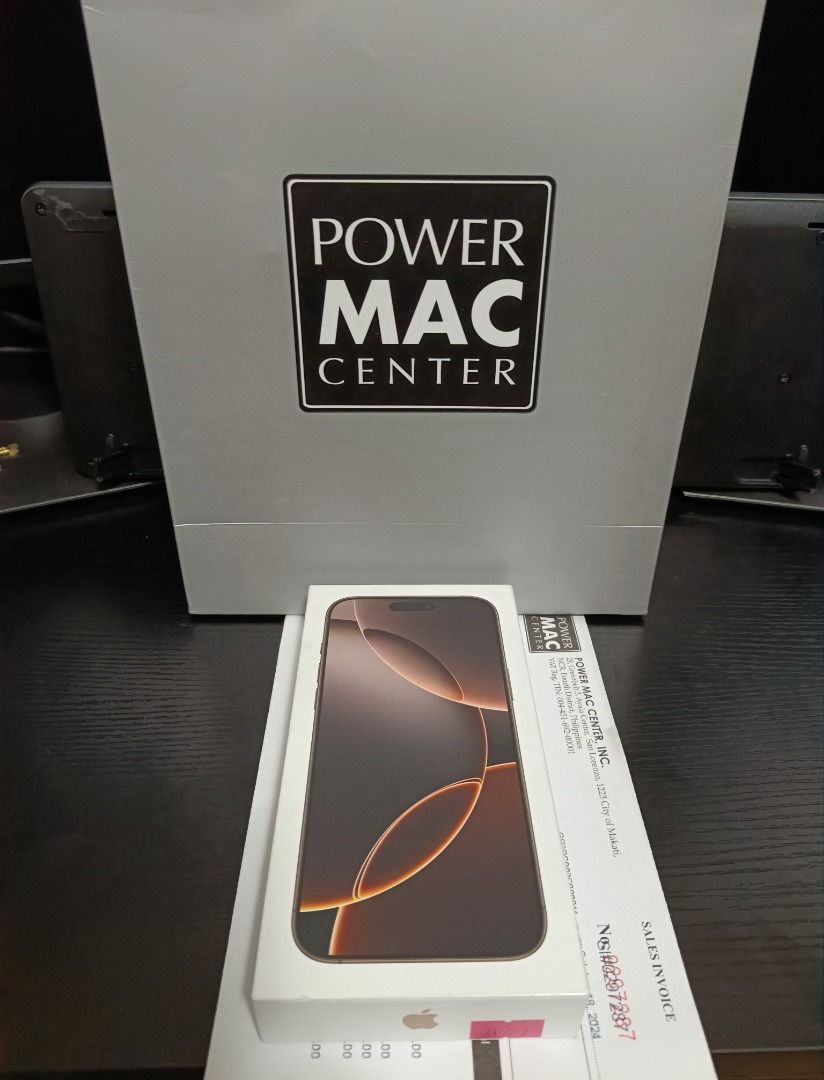 Iphone 16 pro max brandnew desert titanium ntc local with receipt from ...