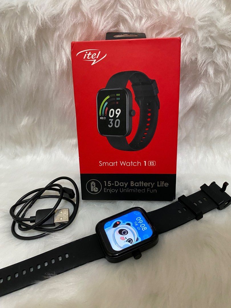 itel smart watch with box, Mobile Phones & Gadgets, Wearables & Smart ...