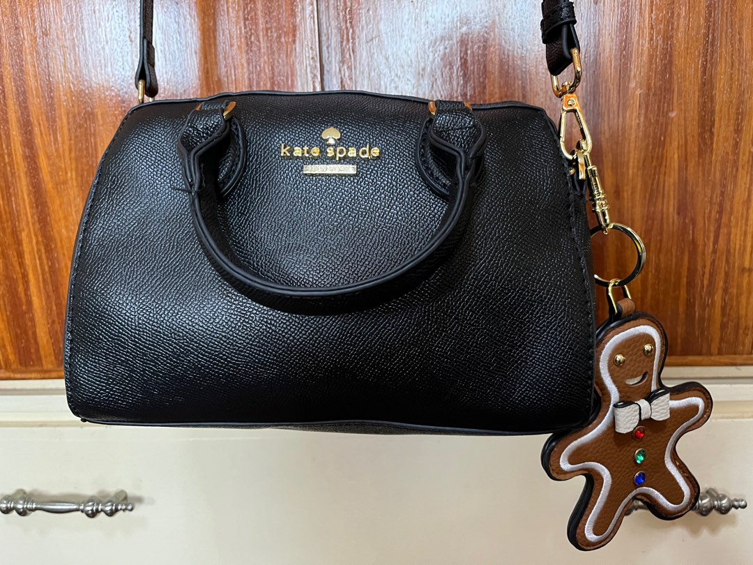 KATE SPADE MADISON DUFFLE CROSSBODY BAG WITH GINGERBREAD CHARM, Women's ...