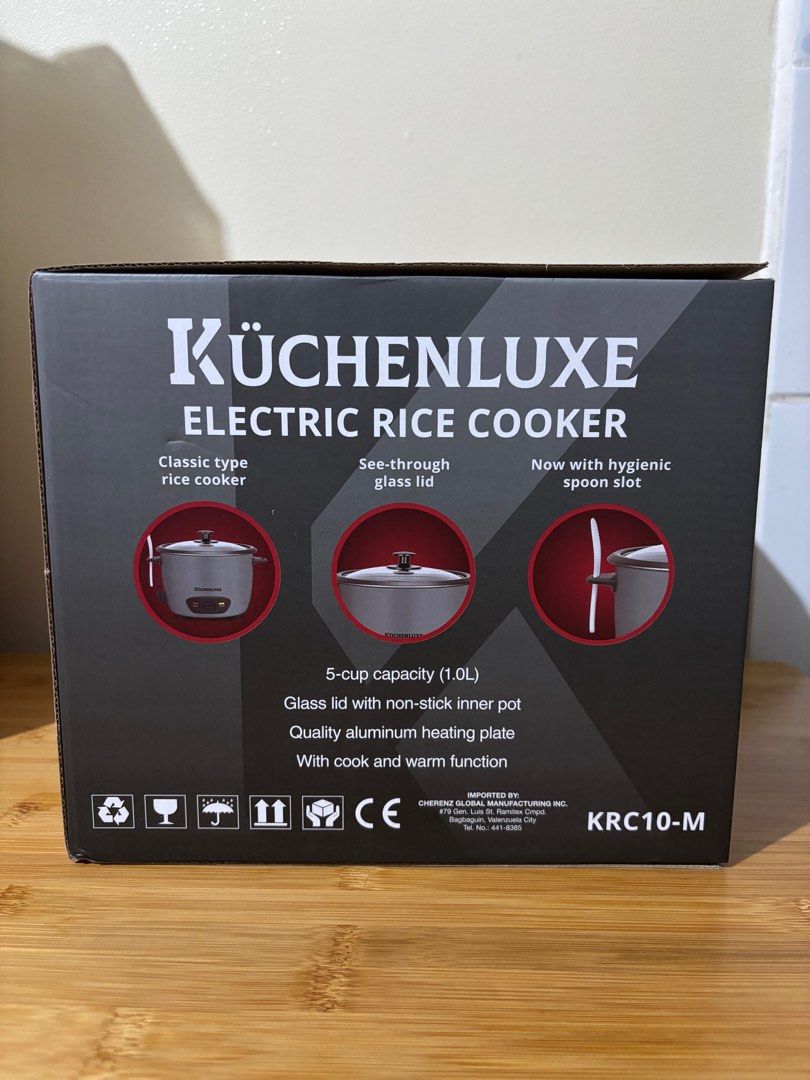 KuchenLuxe Eletric Rice Cooker, TV & Home Appliances, Kitchen ...