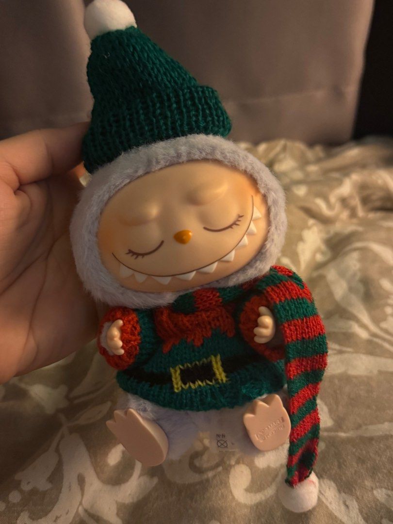 Labubu Christmas Elf Clothes V1/V2, Hobbies & Toys, Toys & Games on ...