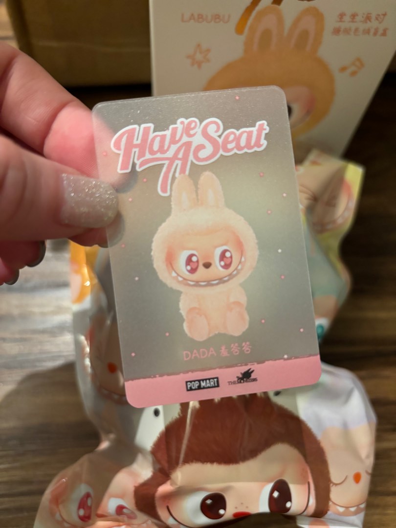 Labubu V2 Dada, Hobbies & Toys, Toys & Games on Carousell