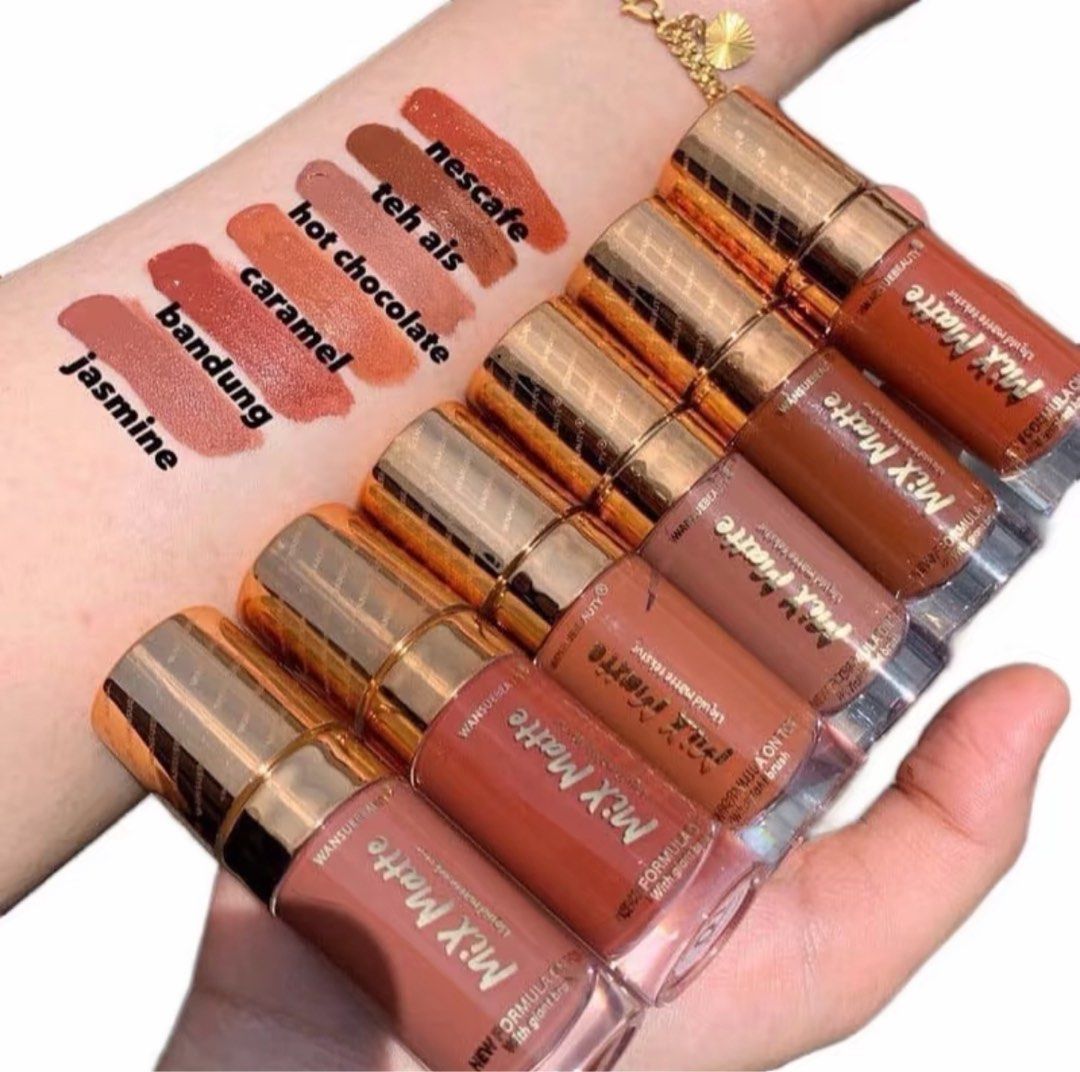 Latest Wansue lipmatte liquid matte 6ml baldu texture in code Hot ...