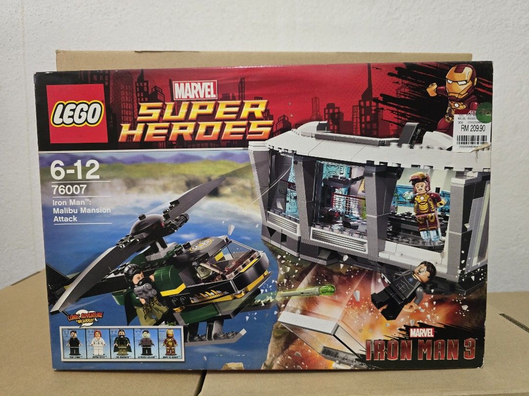 Lego 76007 Marvel Super Heroes 76007 Iron Man Malibu Mansion Attack ...