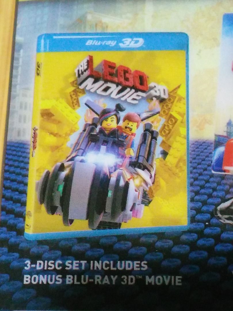LEGO MOVIE Blu-ray DVD Collection with Exclusive Vitruvius Minifigure ...