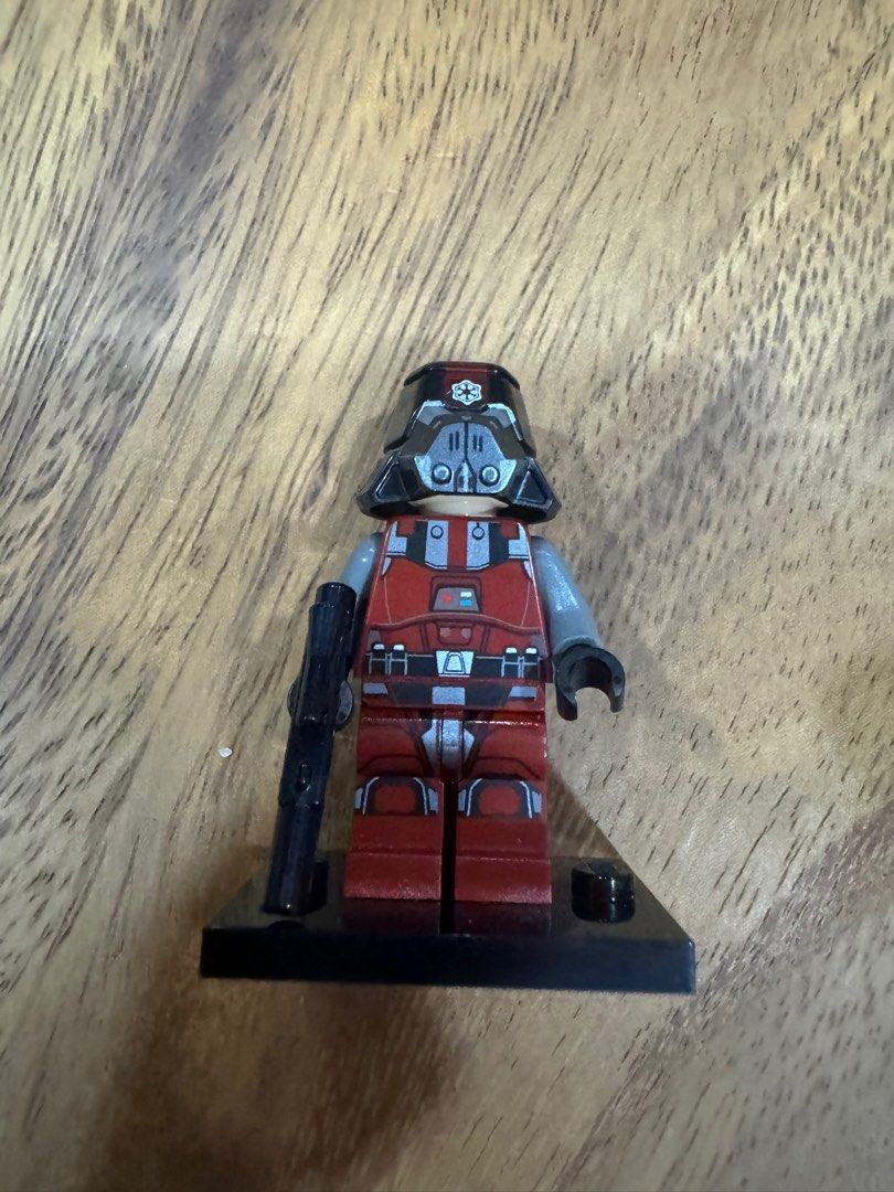 Lego Star Wars Minifigure Sith Trooper - Dark Red Armor Old Republic ...