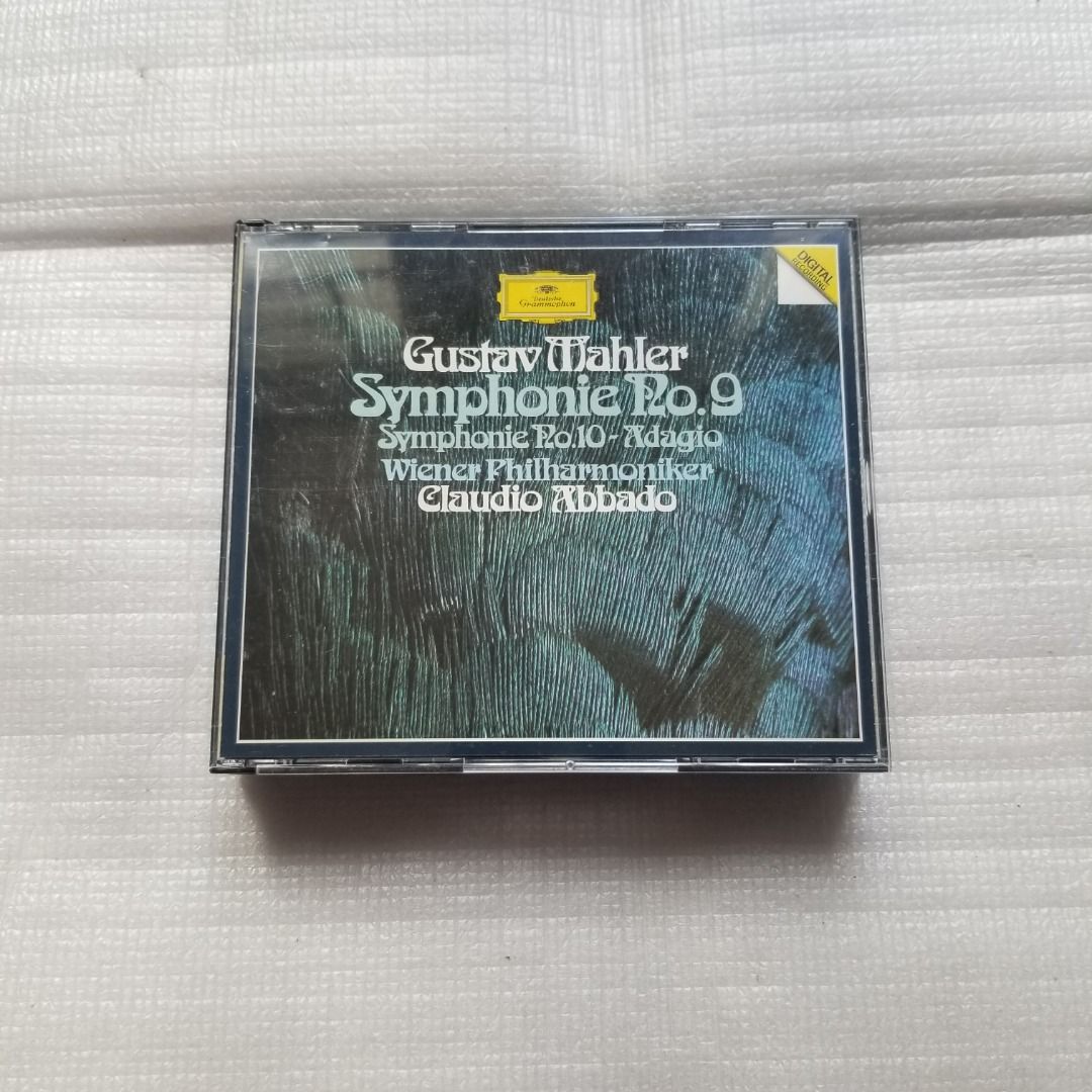Mahler - Symphony No.9 (Abbado, DG銀圈德國版2CD), 音響器材, 其他音響配件及設備 - Carousell