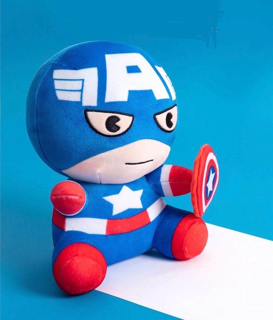 Marvel Captain America Plush Toy by Miniso, Hobbies & Toys, Toys ...