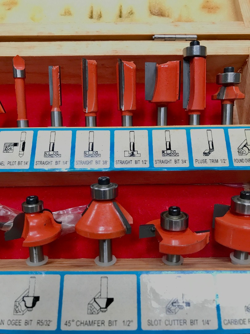 Mata Router Kayu Berujung Karbida Yukon Tool 1 set (24 PCS), Perabotan ...