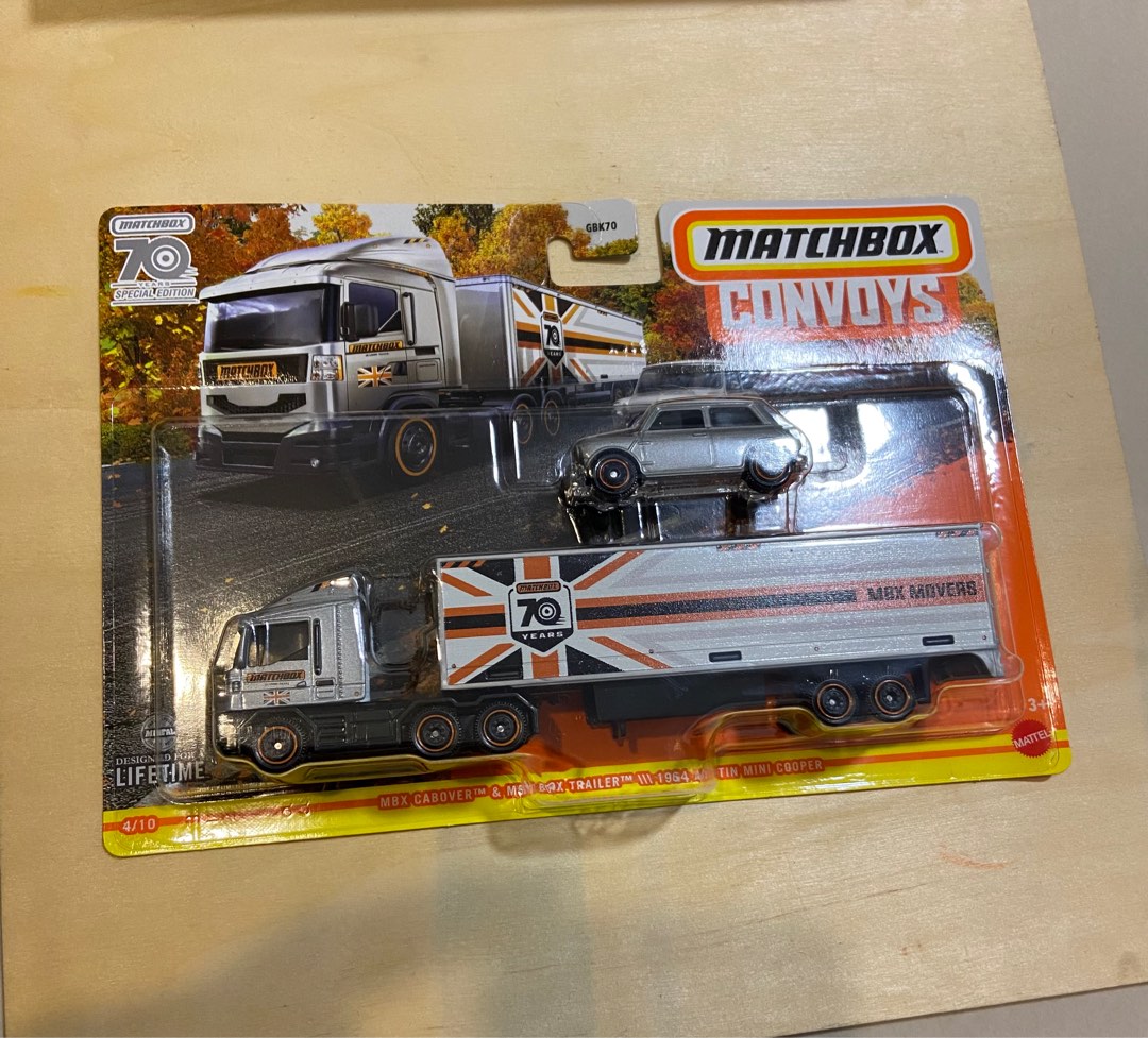 Matchbox Convoy Mini Cooper 1964 Austin box trailer similar Hotwheels ...