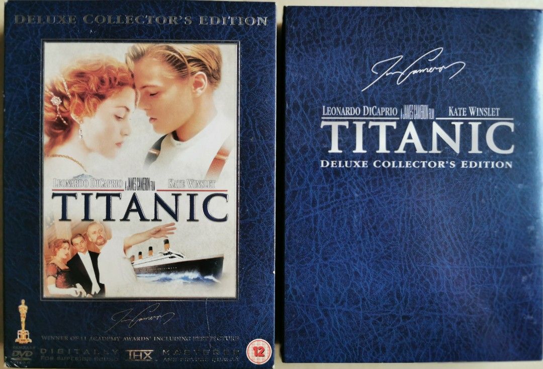 Movie Titanic Deluxe Collector's Edition 4DVD+ 3VCD+ Titanic Movie ...