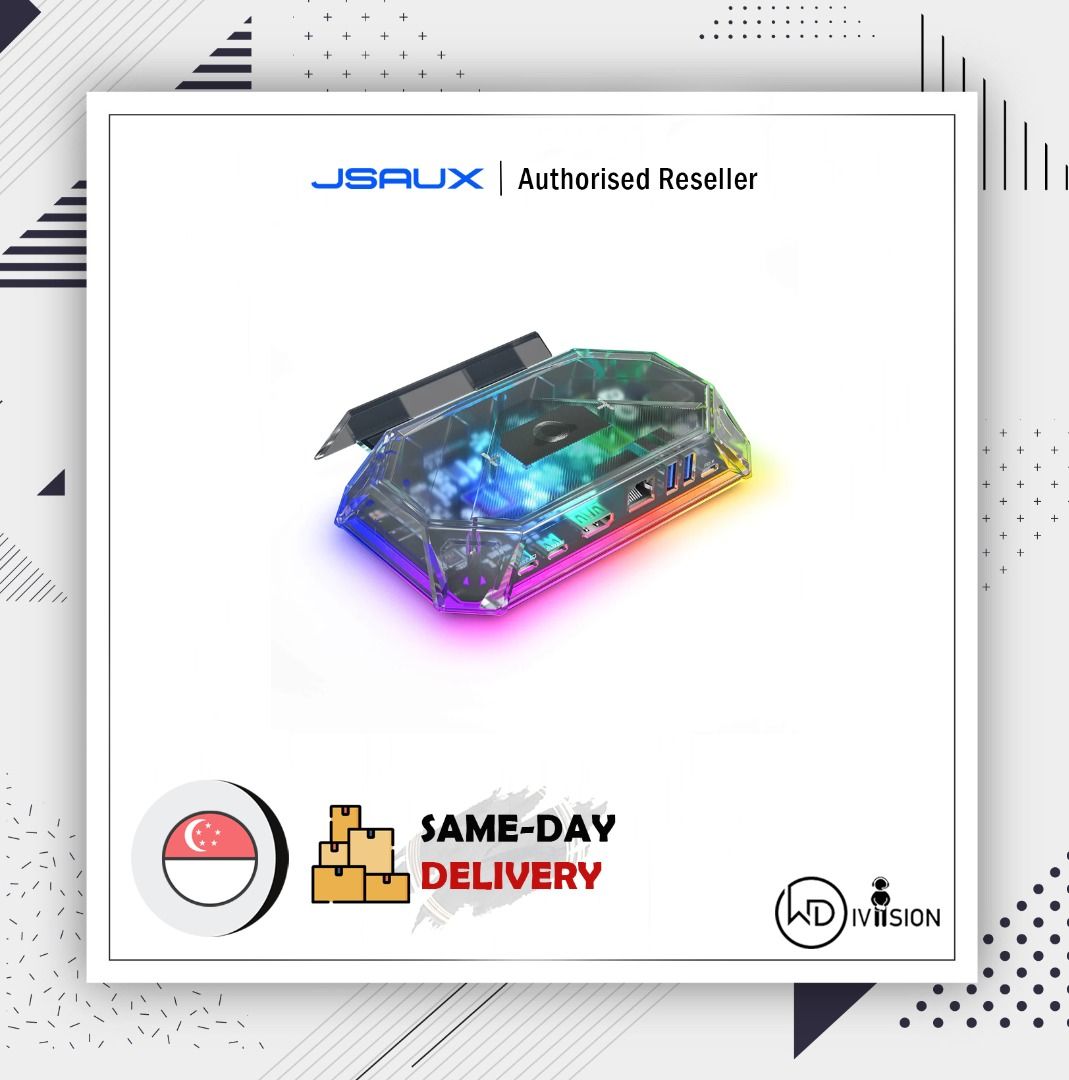 Official JSAUX 8-in-1 RGB Docking Station - Compatible Dock to Valve Steam Deck LCD & OLED ...