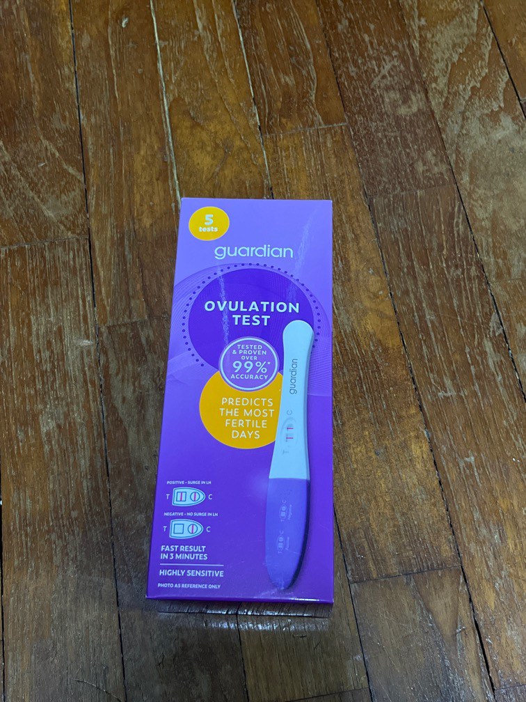 Ovulation test kit (5 test) by guardian, Health & Nutrition, Medical ...