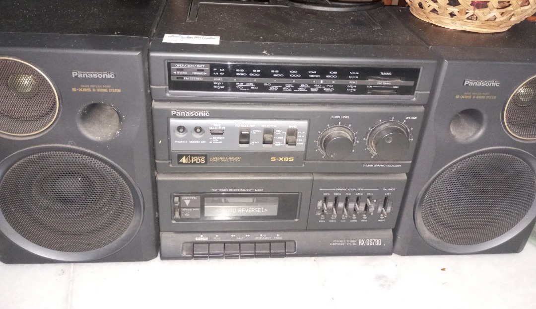 Panasonic mini compo, Audio, Portable Music Players on Carousell