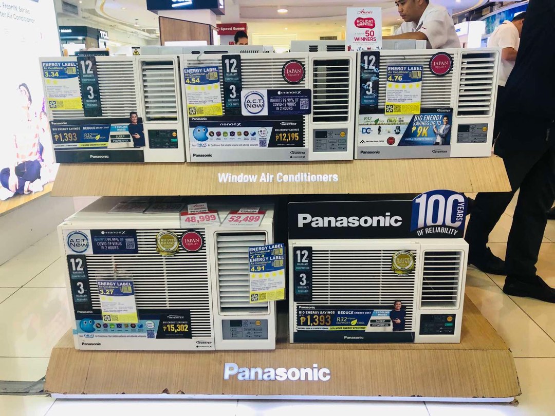 PANASONIC WINDOW TYPE INVERTER AIR CONDITIONER, TV & Home Appliances ...
