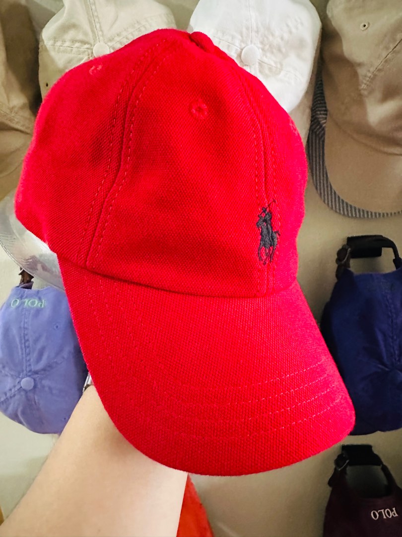 Polo Ralph Lauren Leatherstrap cap RED dadhat, Men's Fashion, Watches ...