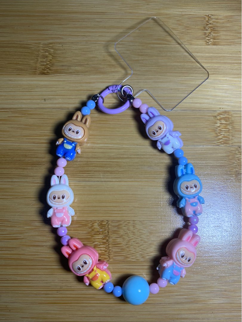 Pop Mart Labubu Colorful Phone Chain, Mobile Phones & Gadgets, Mobile ...