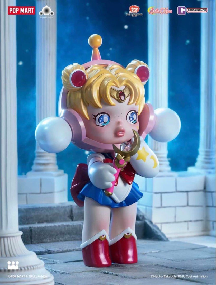 Pop mart sailor moon skull panda tags space molly labubu zimomo ...