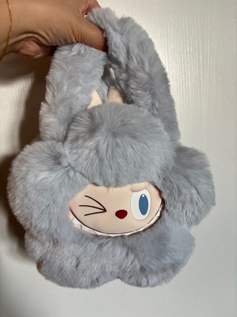 Pop mart The Monsters Labubu Flower plush bag (Blue), Hobbies & Toys ...