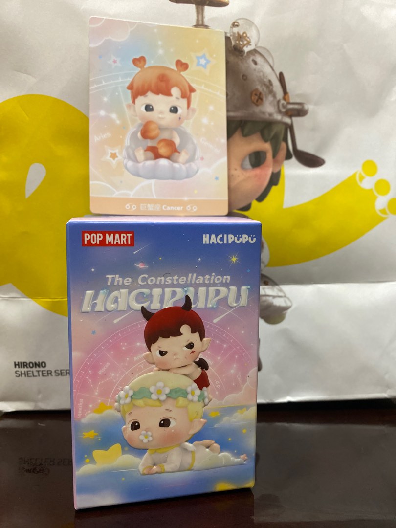 Popmart Hacipupu Constellation Figure - Cancer, Hobbies & Toys, Toys ...