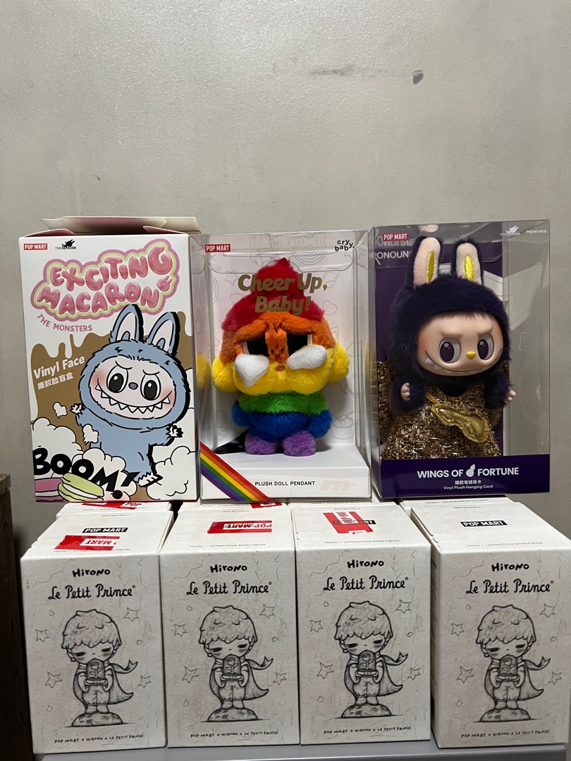 Popmart Haul - Labubu, Cheerup Baby, Hirono, Little prince, Hobbies ...