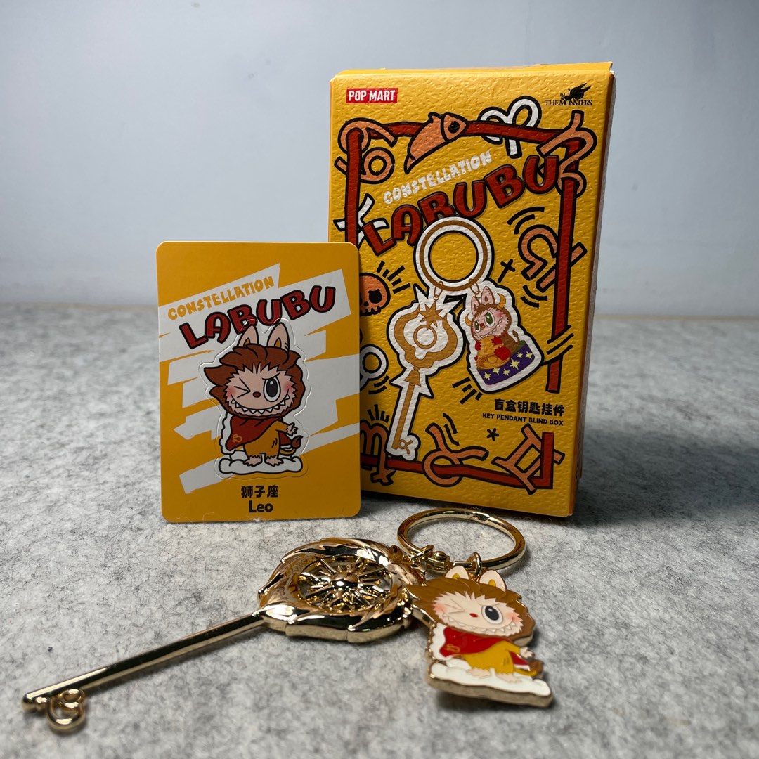 Labubu Constellation Keychain Gantungan Kunci - LEO (Selected / Open ...