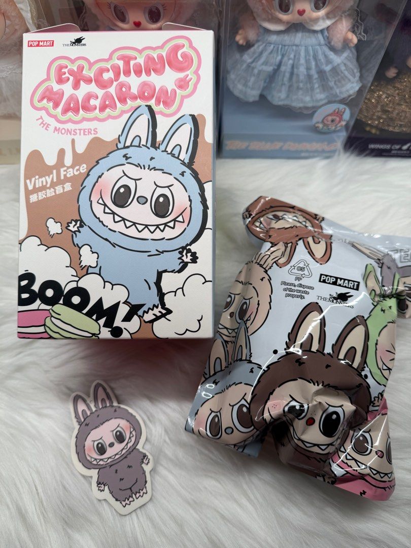 Popmart Labubu Macaron V1 Sesame Bean Pop Mart, Hobbies & Toys, Toys ...