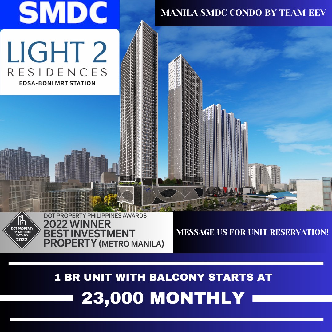 PRESELLING SMDC LIGHT RESIDENCES, Property, For Sale, Apartments ...