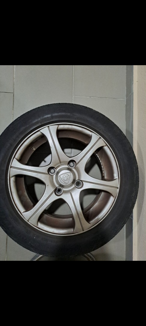 Proton Waja Original Sport's Rim 15*, Auto Accessories on Carousell
