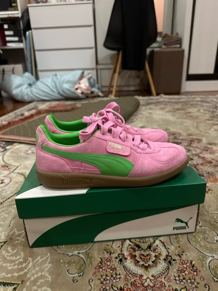 puma palermo pink, Men's Fashion, Footwear, Sneakers on Carousell