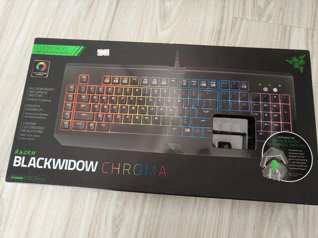 Razer black widow v1 keyboard, Computers & Tech, Parts & Accessories ...