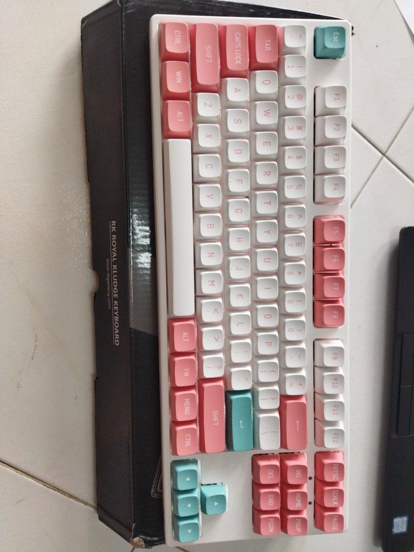 RK987 mechanical keyboard wireless Bluetooth 2.4G wired three-mode RGB ...