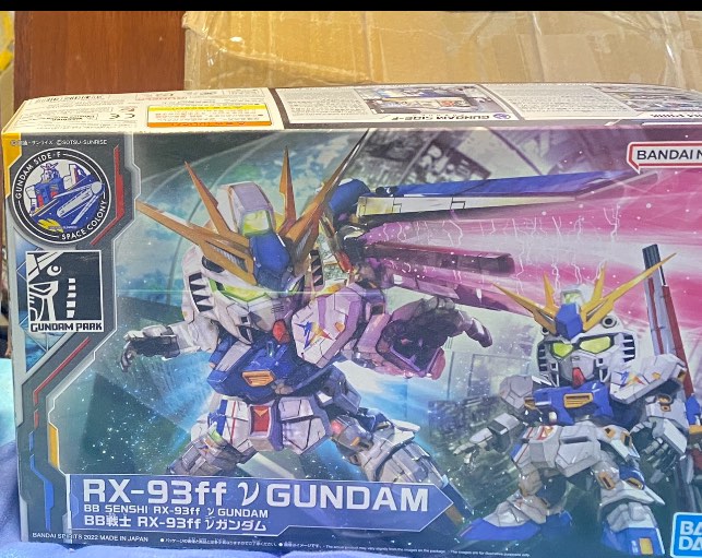 SD Rx-93FF Nu Gundam, Hobbies & Toys, Toys & Games on Carousell