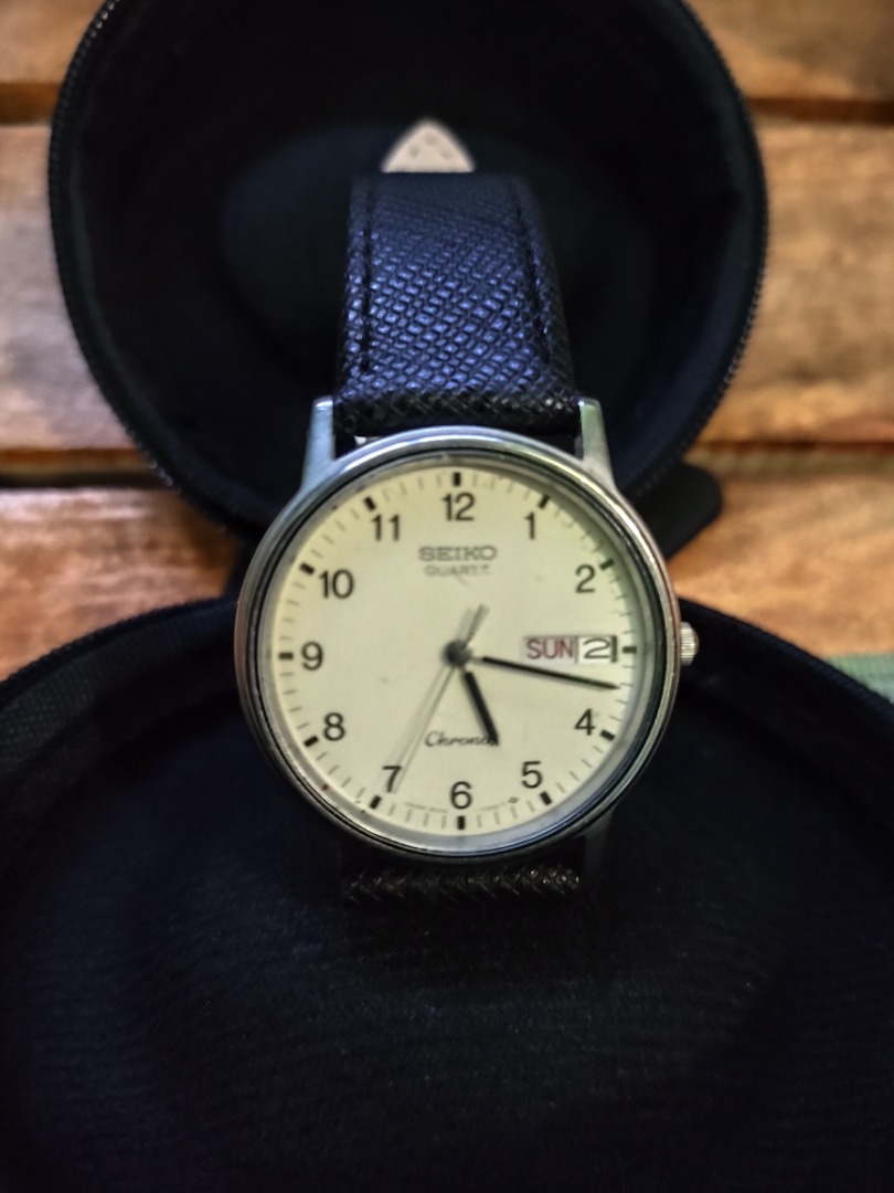 Seiko Chronos Quartz, Men's Fashion, Watches & Accessories, Watches on ...