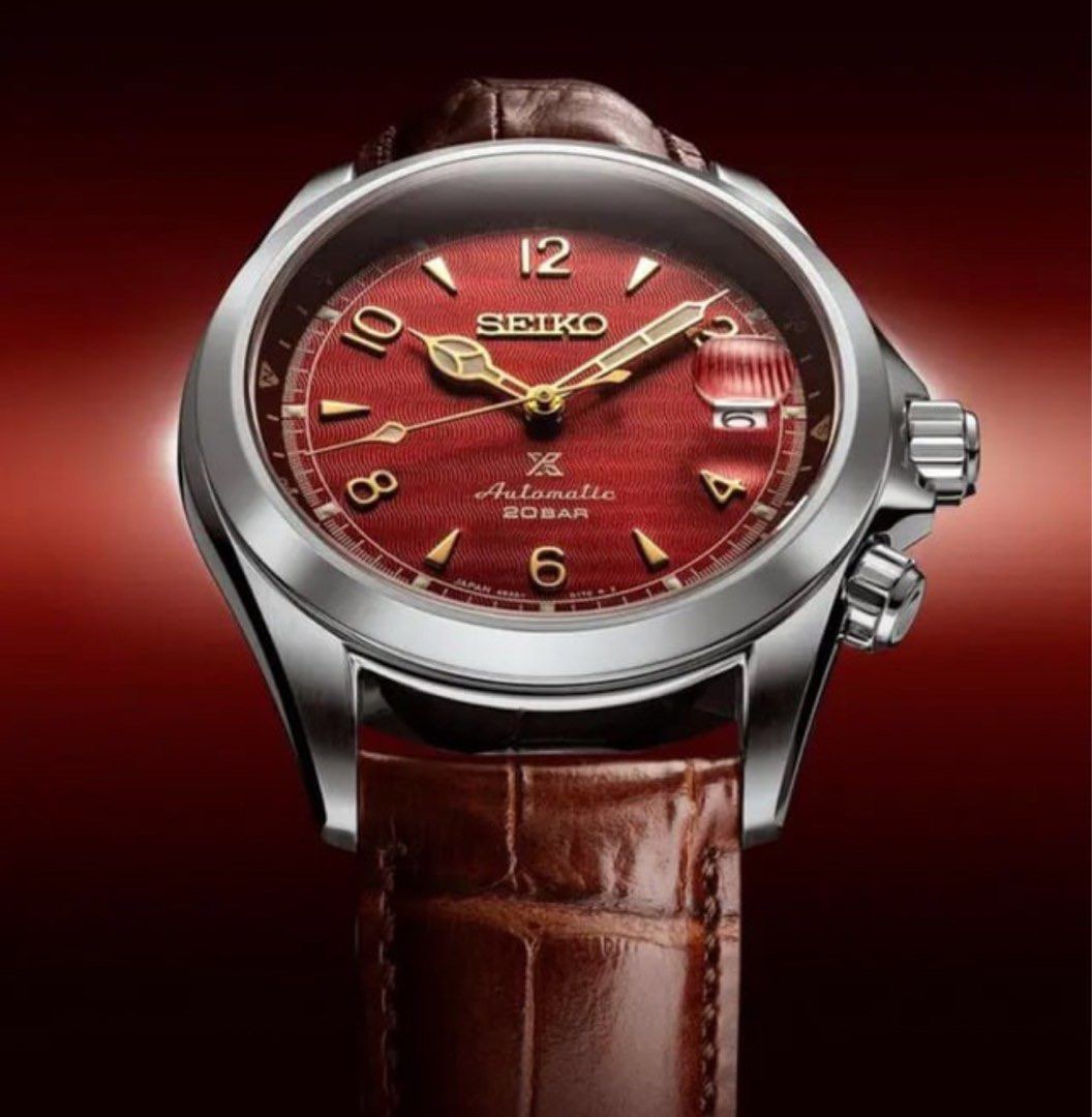 Seiko Red Alpinist Australian Desert Limited Edition SPB489 SPB489J ...