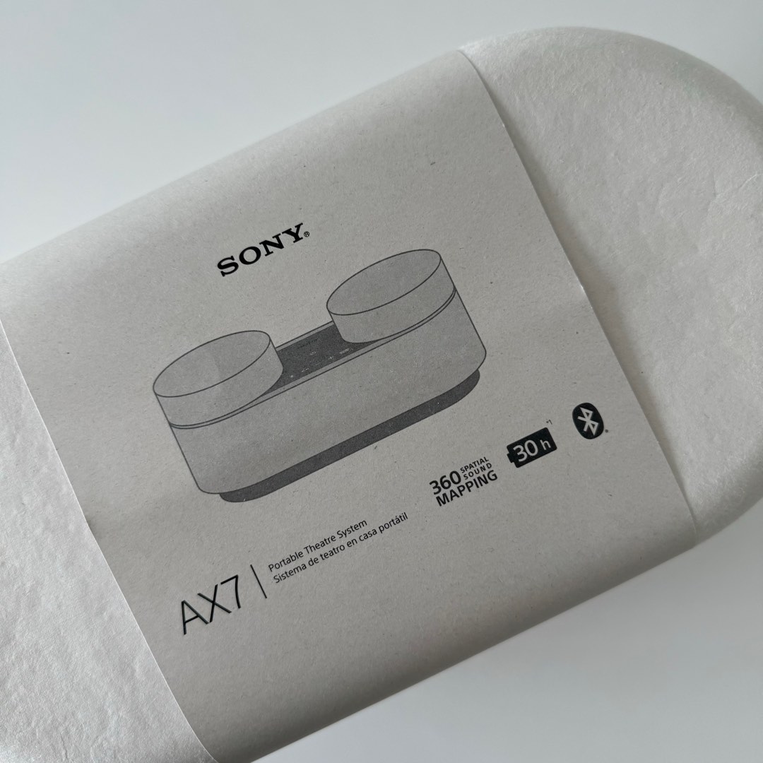 Sony HT-AX7 Portable Theatre System with 360 Spatial Sound Mapping ...