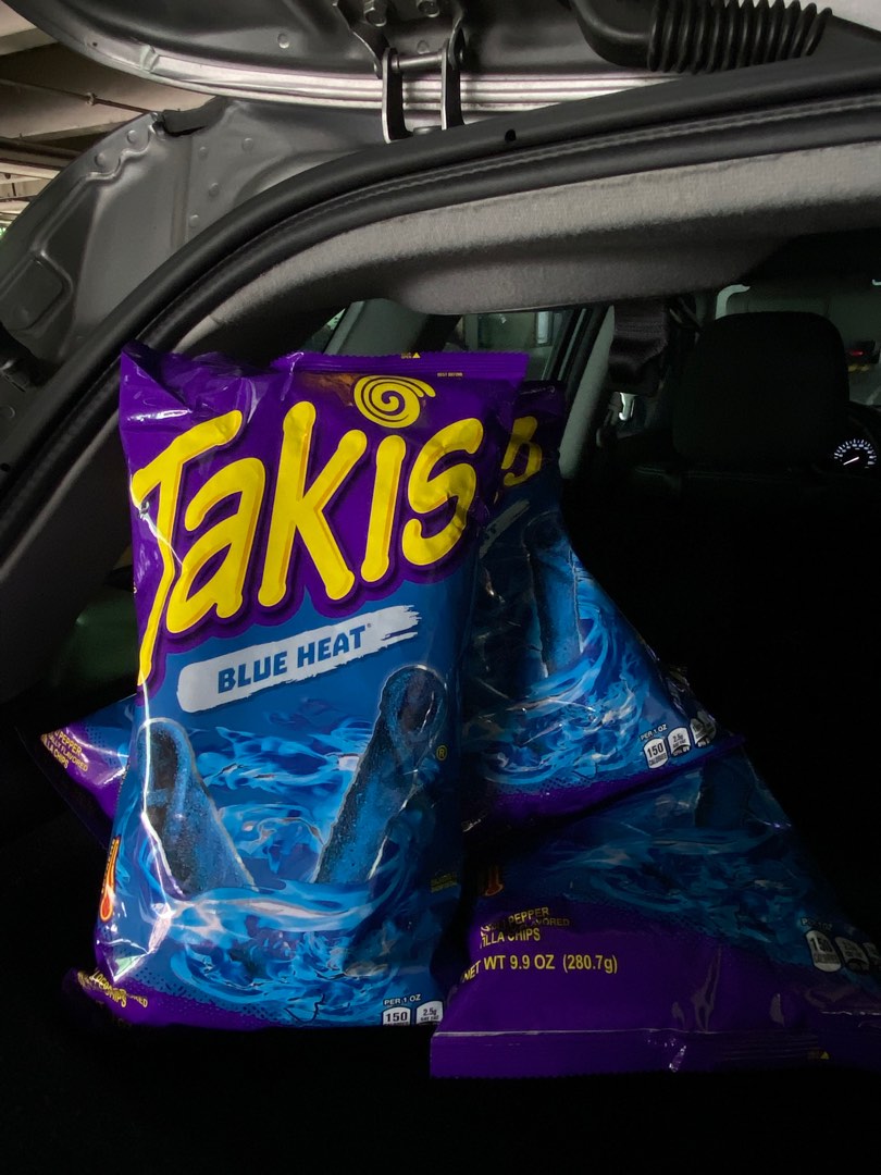 Takis Blue Heat - on hand, Health & Nutrition, Health Supplements ...