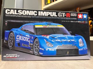 Tamiya 1/24 Nissan Skyline R35 Calsonic GTR, Hobbies & Toys ...