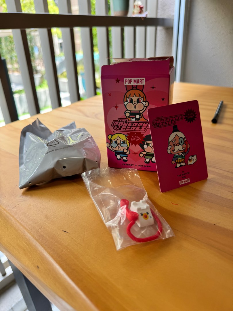 The Powerpuff Girls x Cry Baby Pop Mart (The Mayor), Hobbies & Toys, Toys & Games on Carousell