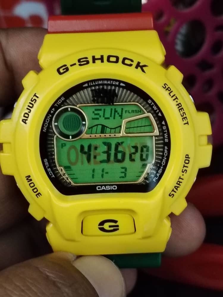 Vintage G-Shock GLX-6900XA Rare Rasta In4mation, Men's Fashion, Watches ...