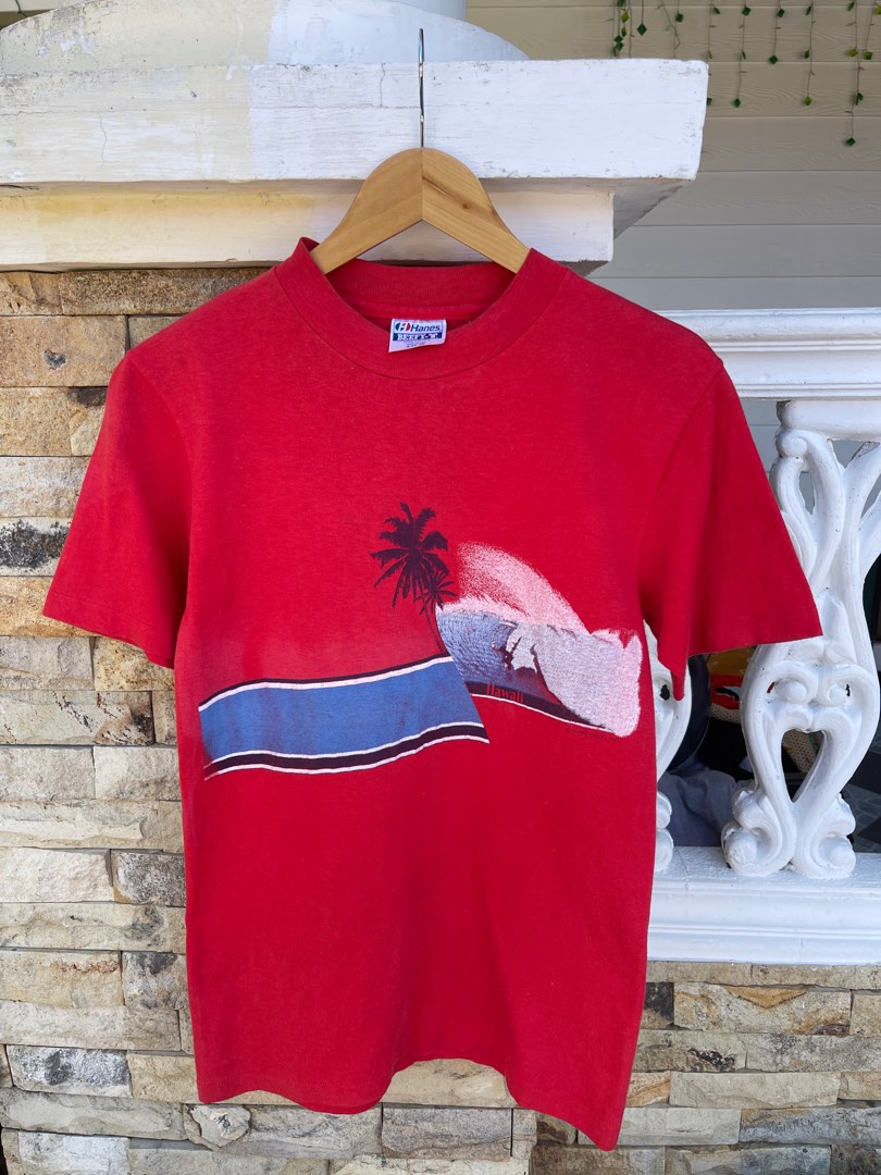 Vintage Hawaii 80s, Men's Fashion, Tops & Sets, Tshirts & Polo Shirts ...
