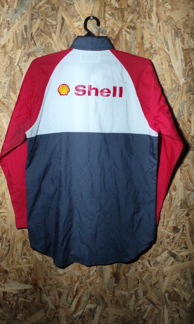 Vintage Shell Uniform, Men's Fashion, Tops & Sets, Formal Shirts on ...