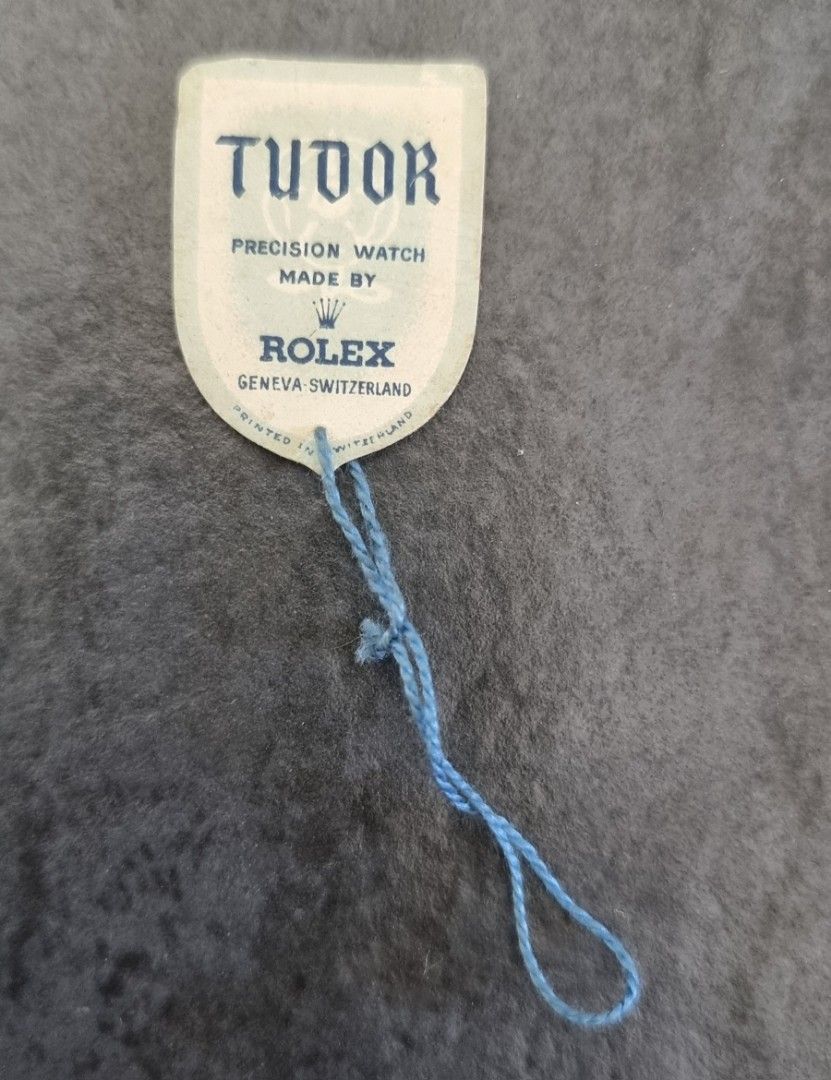 Vintage TUDOR Rolex Watch Paper Tag Swiss Rare not seiko, Hobbies ...