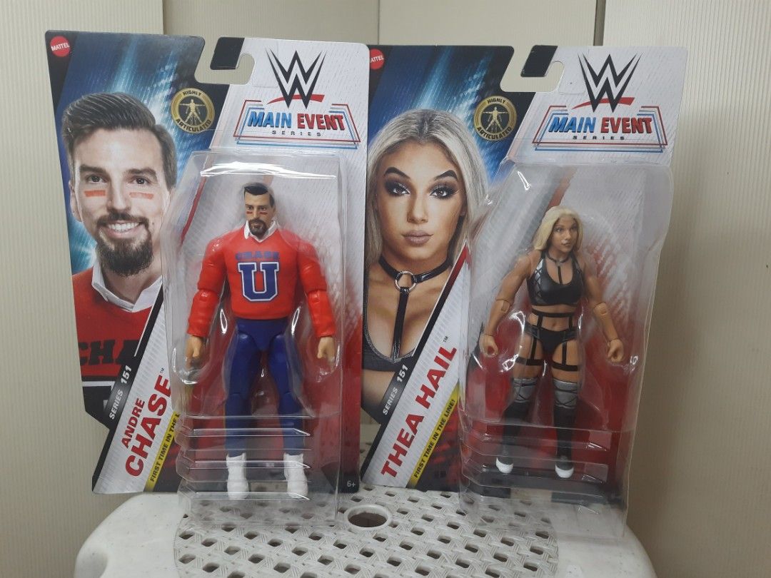 WWE Main Event 151 Chase U (Andre Chade and Thea Hail), Hobbies & Toys ...