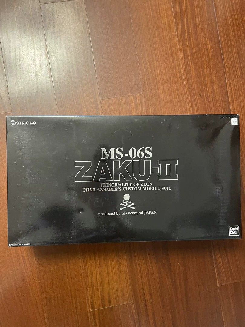 1/60 Zaku II MS-06S Mastermind Japan x Strict G black gundam gunpla ...