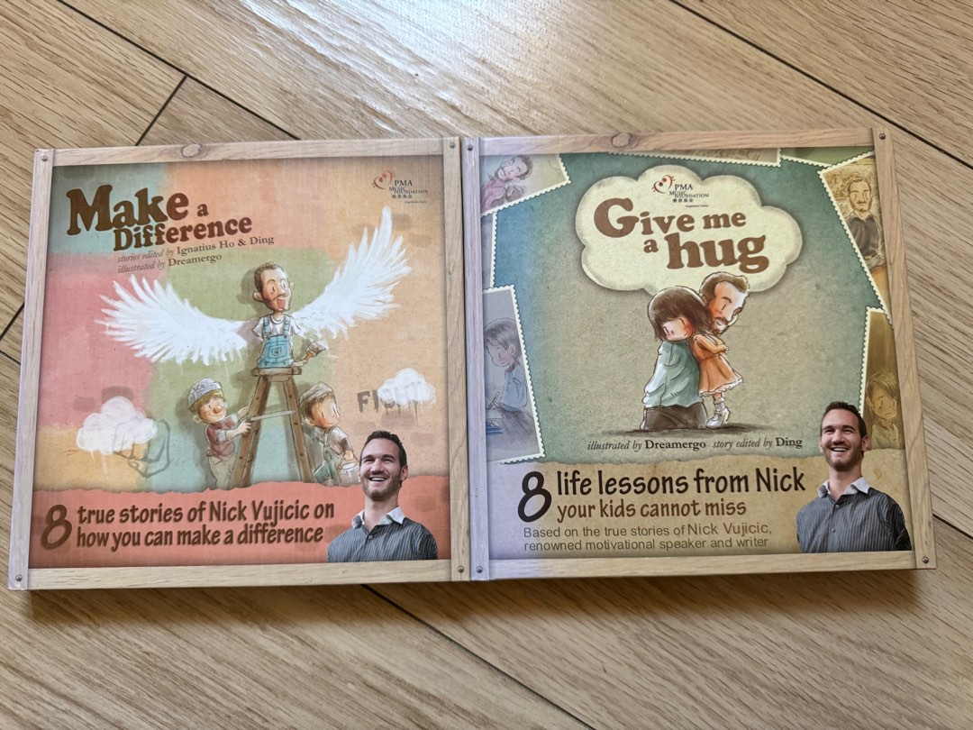 8 life lessons from Nick Vujicic, 興趣及遊戲, 書本 & 文具, 兒童書籍 - Carousell