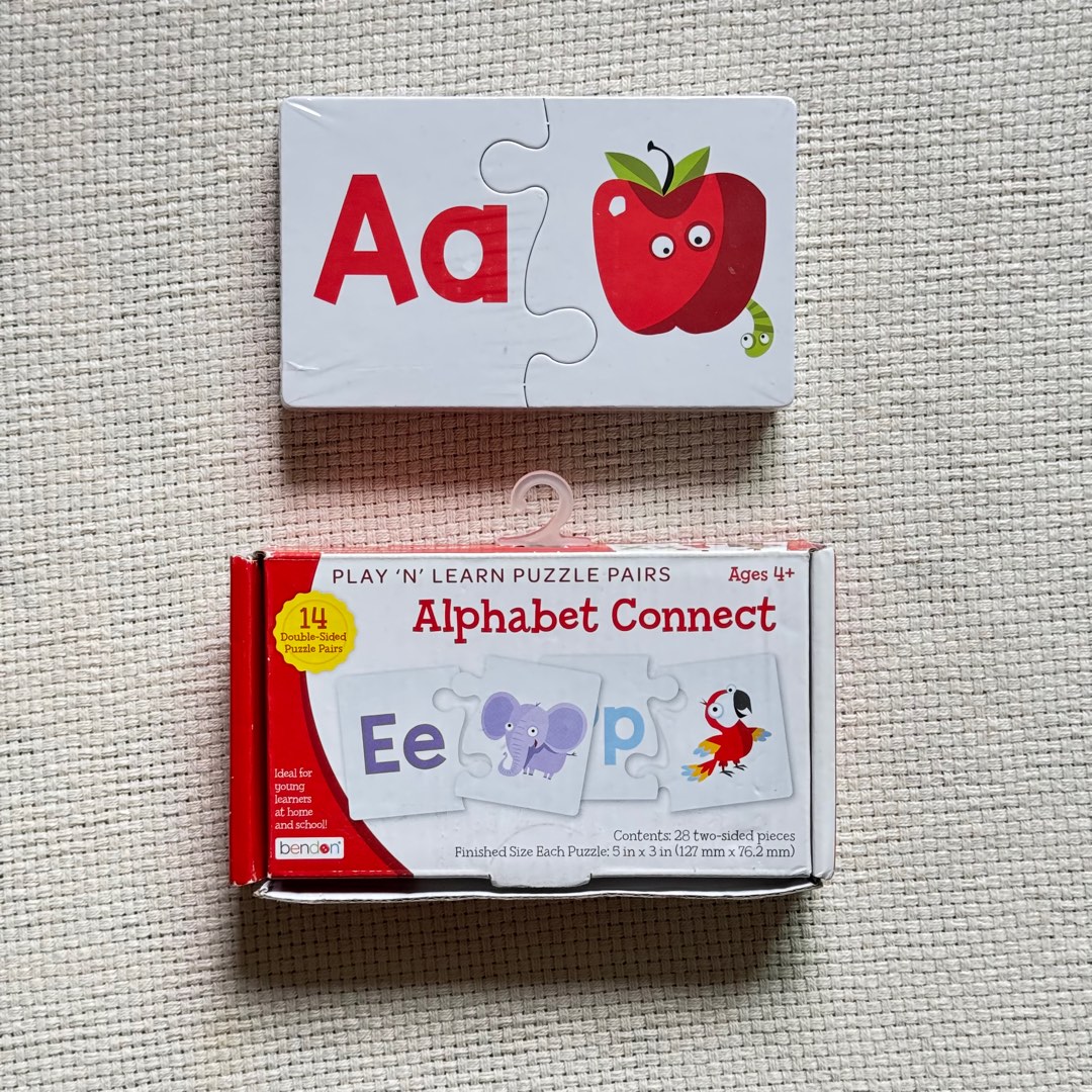 Alphabet Connect - Puzzle Pairs, Hobbies & Toys, Toys & Games on Carousell