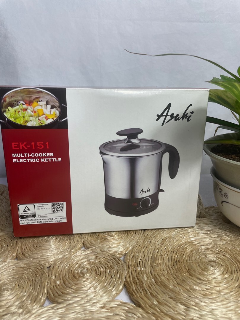 Asahi Multi- Cooker Electric Kettle, TV & Home Appliances, Kitchen ...